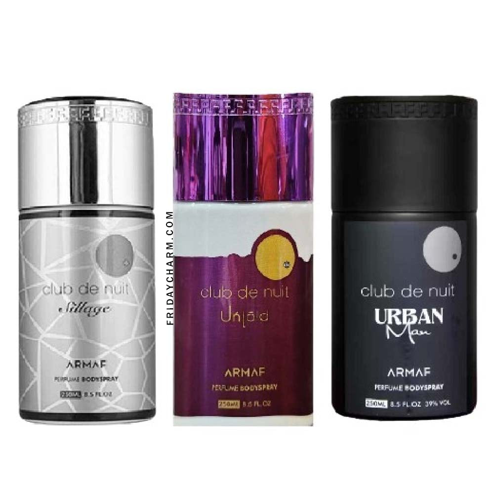 Armaf Club De Nuit Deodorant 250ml Pack of 3 – FridayCharm.com