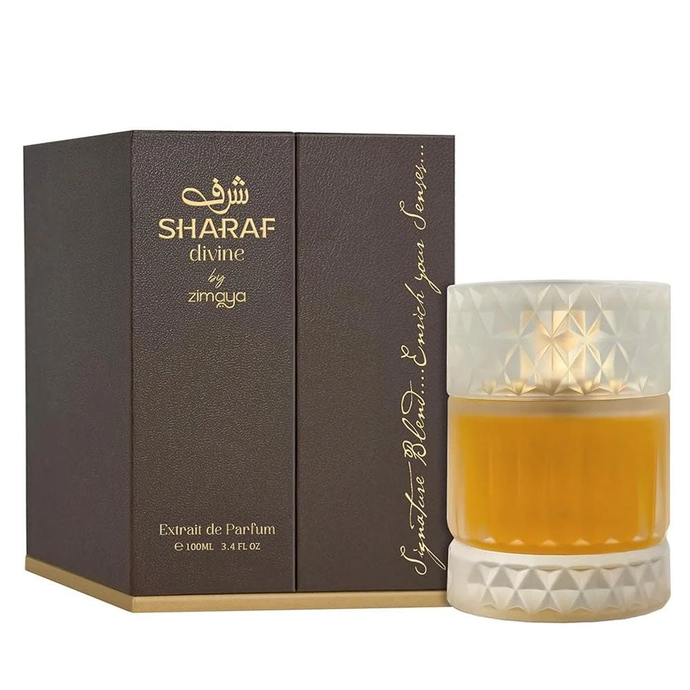 Zimaya Sharaf Divine Extrait De Parfum For Unisex