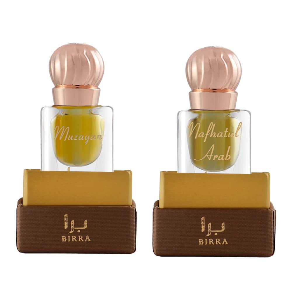 Muzayan & Nafhatul Arab Pack Of 2 Attar By Birra – FridayCharm.com